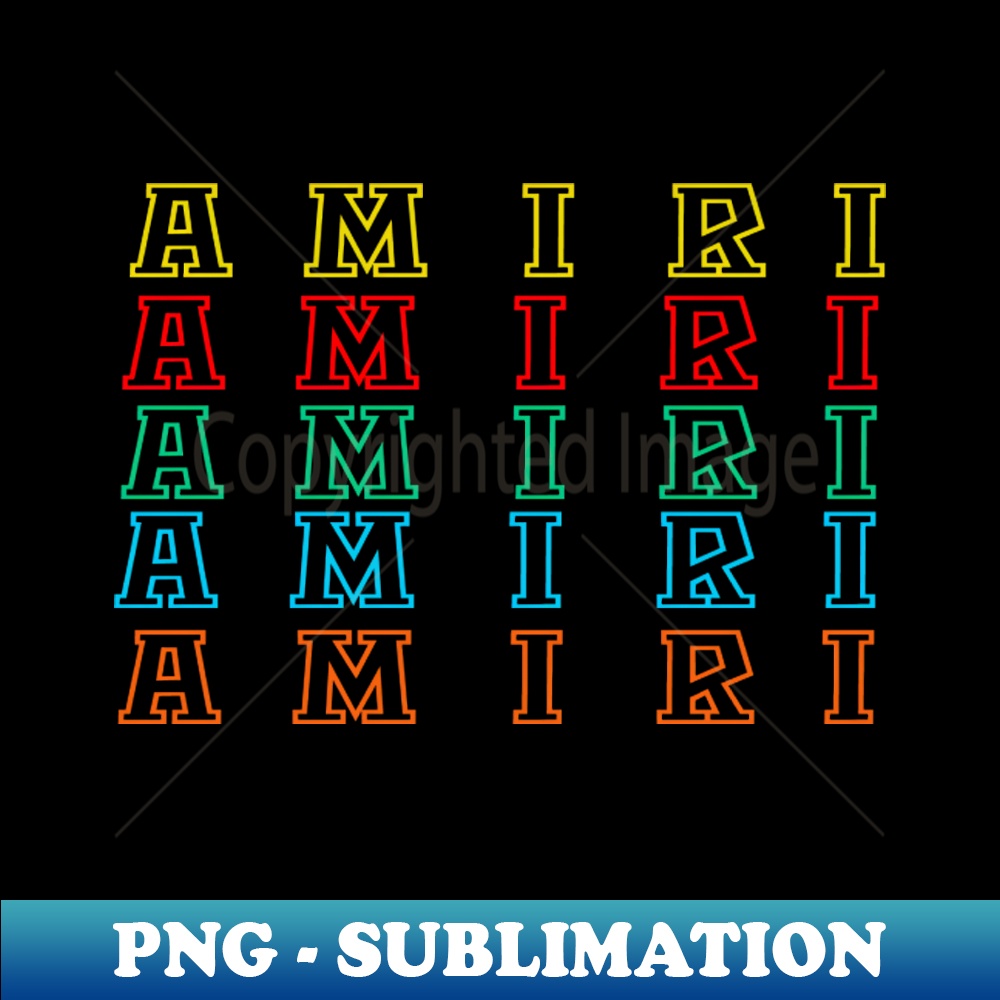 Amiri Logo New - High-Resolution PNG Sublimation File - Revo | Inspire ...
