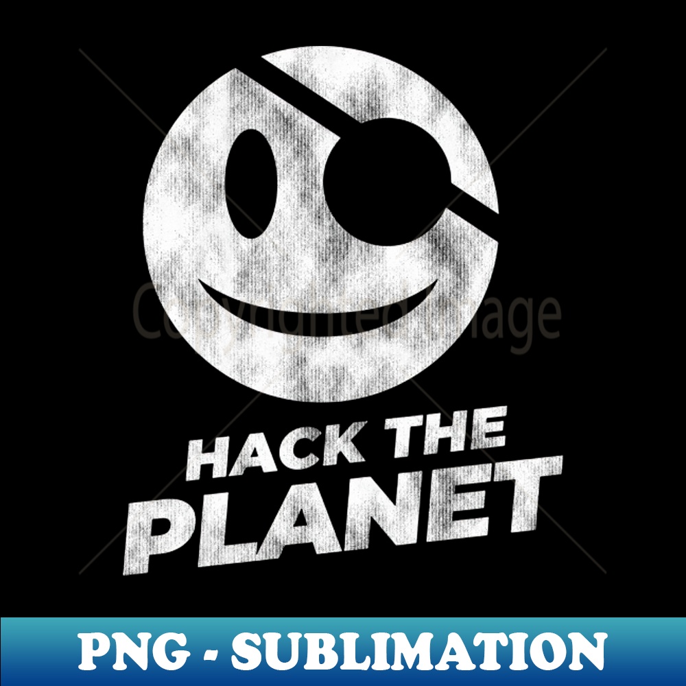 Hack the Planet 90s Style Fan Art Design - Exclusive PNG Su - Inspire ...
