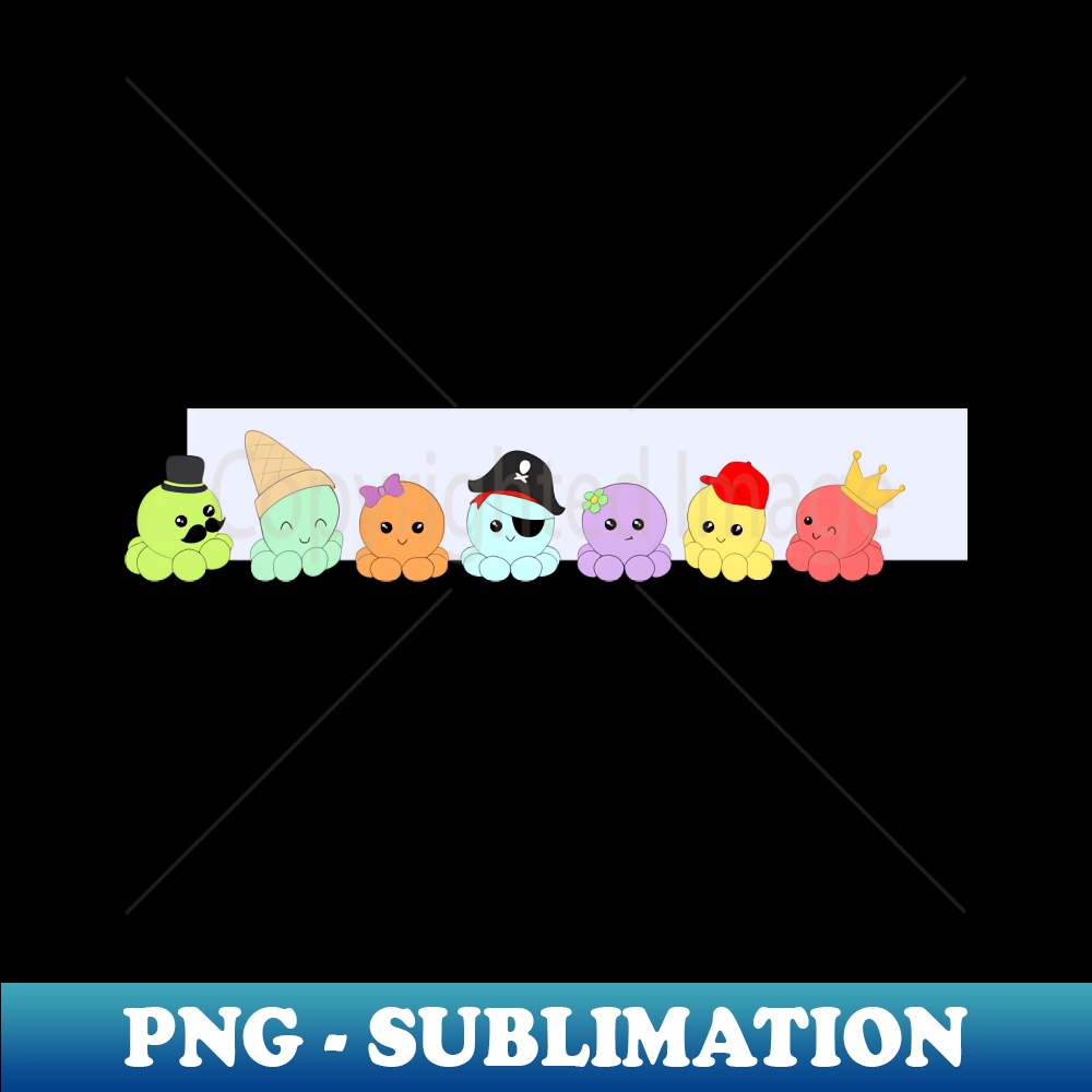 Octopus Gang - Modern Sublimation PNG File - Defying the Nor - Inspire ...