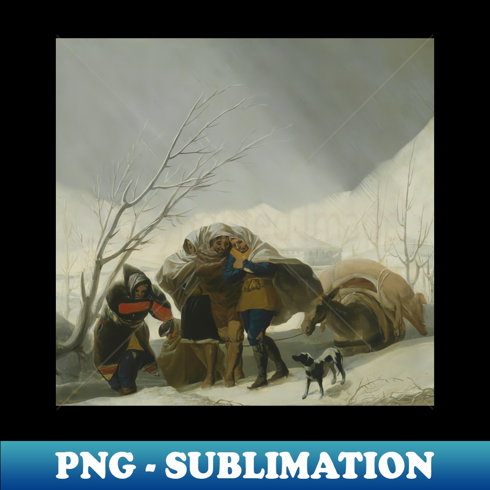 Winter Scene by Francisco Goya - Creative Sublimation PNG Do | Inspire ...