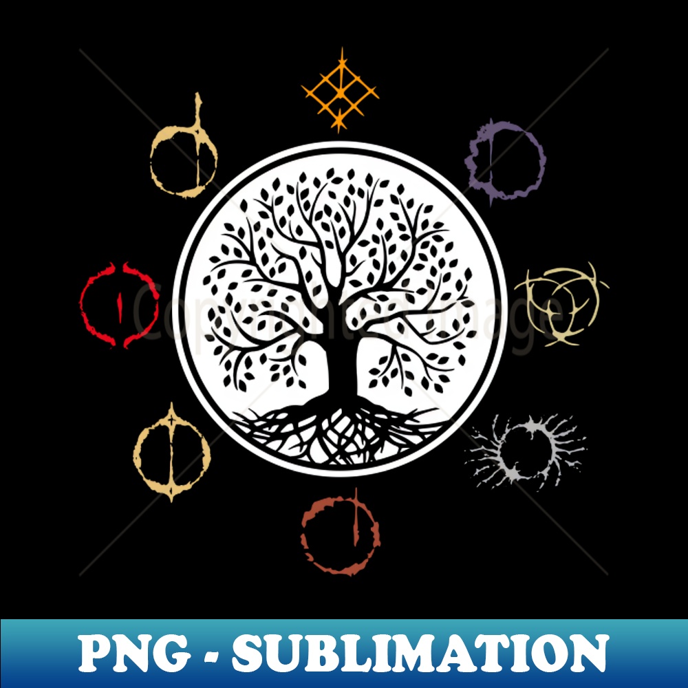 Erdtree with Runes - PNG Sublimation Digital Download - Crea | Inspire ...