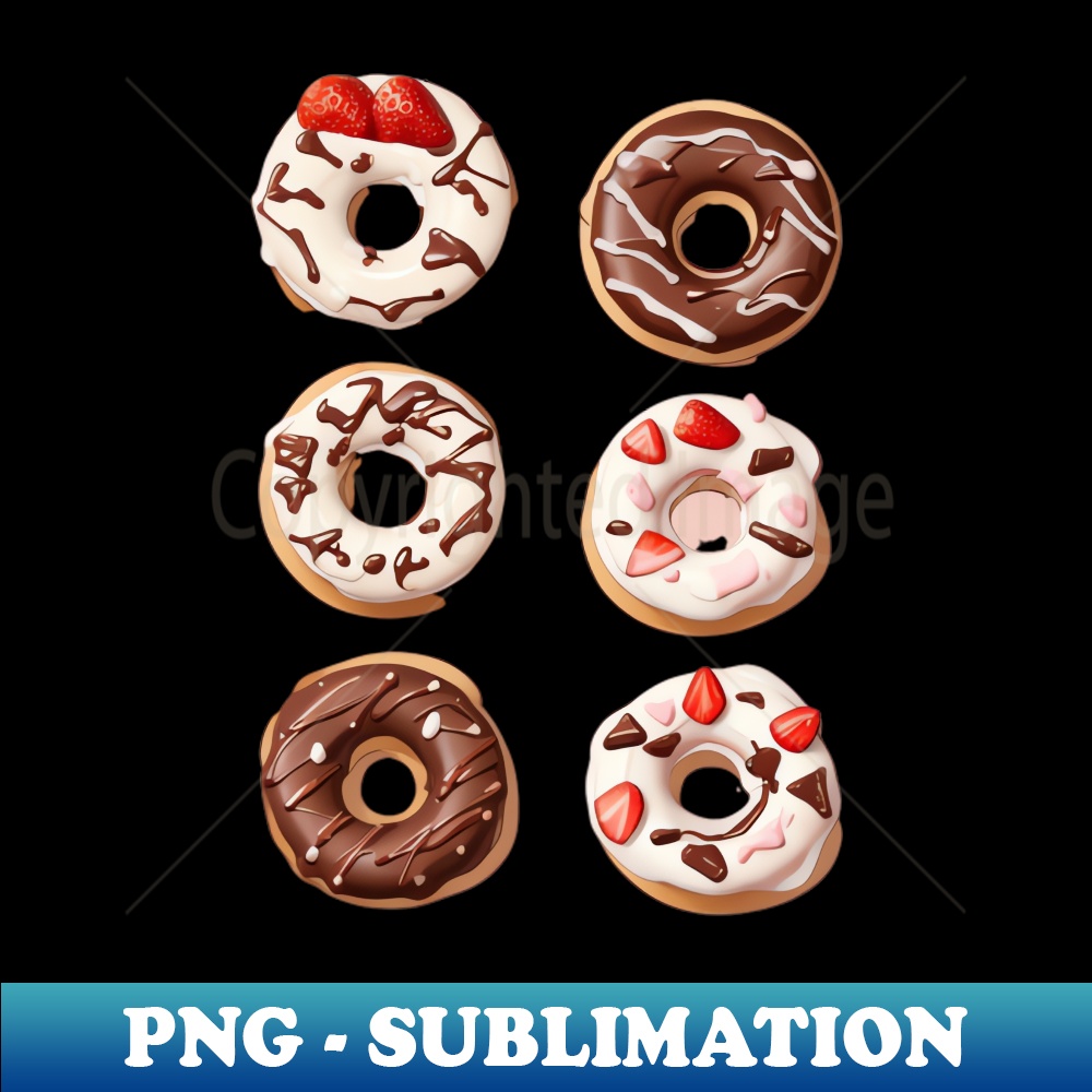 Donut time - PNG Transparent Sublimation File - Fashionable - Inspire ...