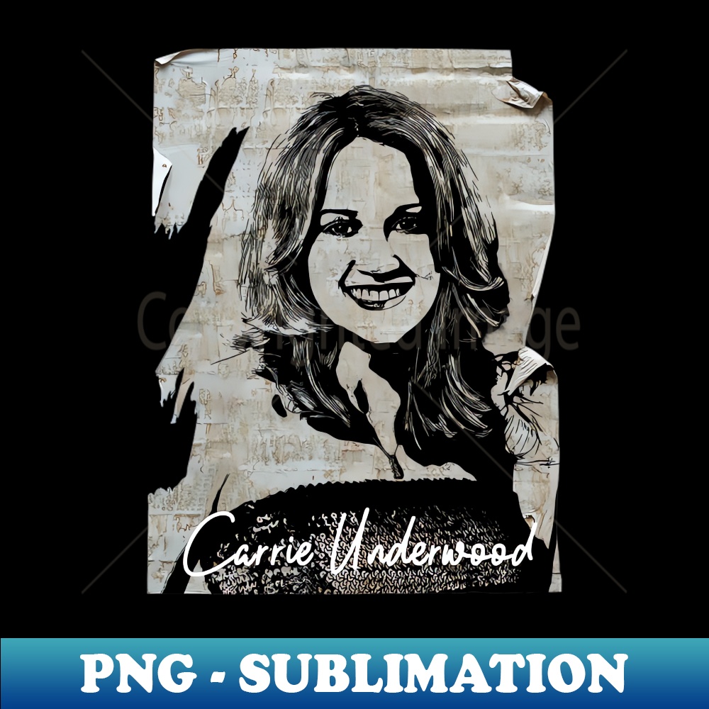 Carrie Underwood 80s Vintage Old Poster - PNG Transparent Su - Inspire ...