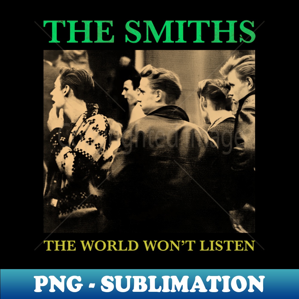 The Smiths - Pencil Drawing Style - Instant PNG Sublimation | Inspire ...