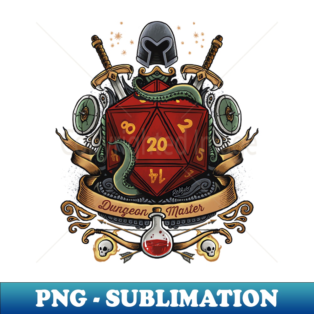 Dungeon Master - Instant PNG Sublimation Download - Create w - Inspire ...