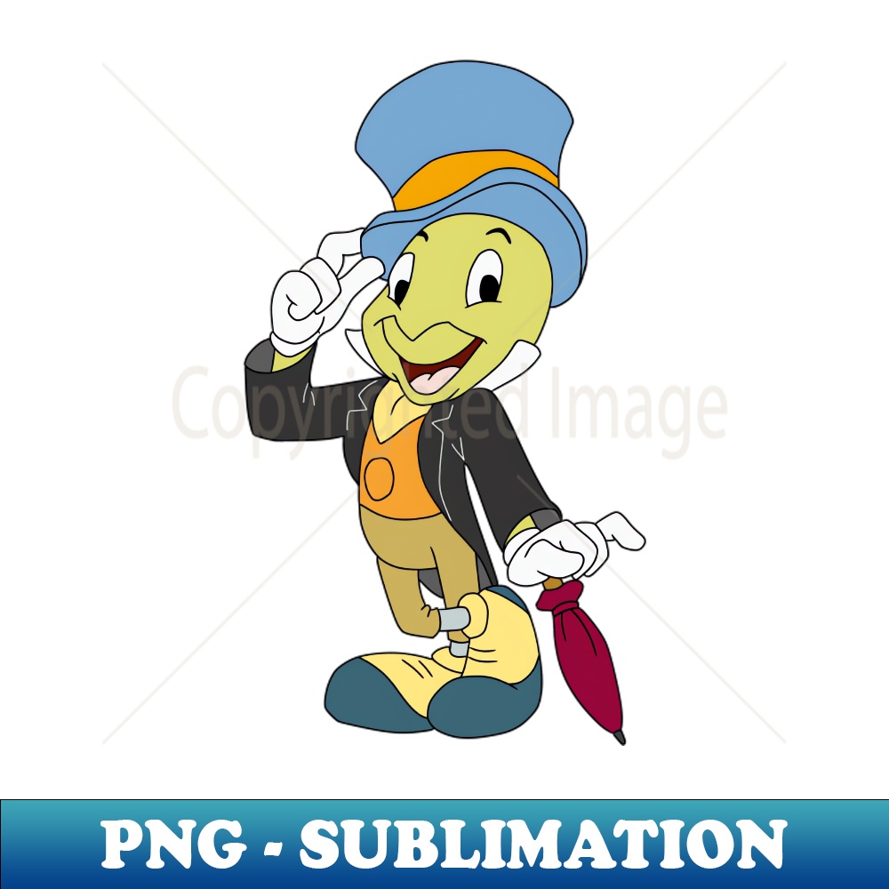 Jiminy Cricket - PNG Transparent Sublimation File - Defying | Inspire ...
