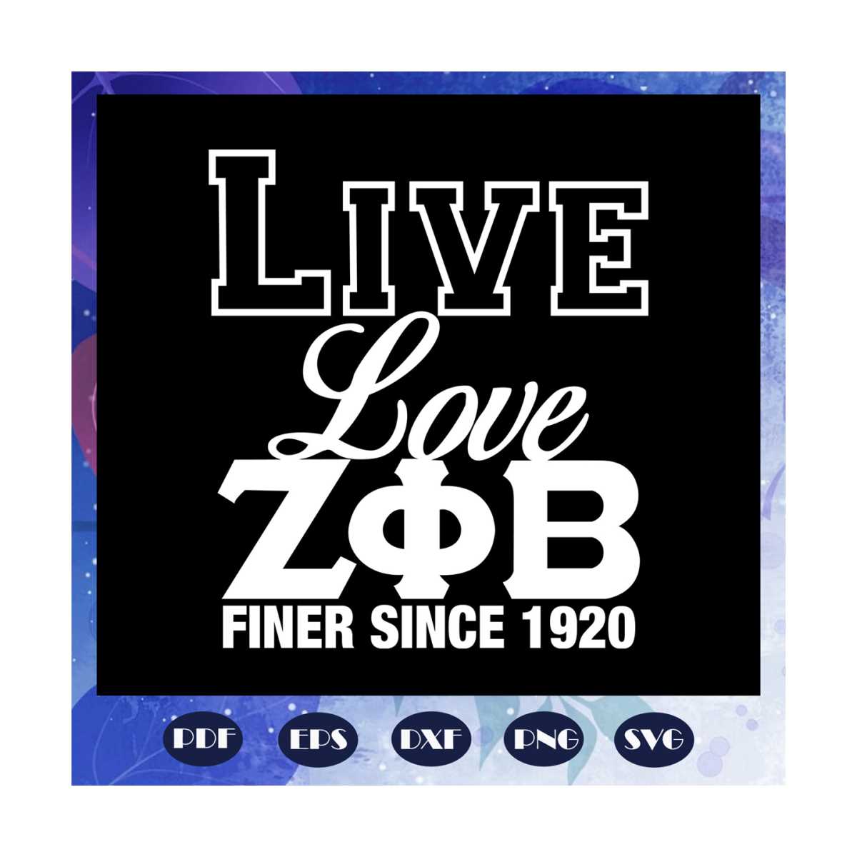 Live love zeta phi beta finer since 1920, Zeta svg, 1920 zet | Inspire ...