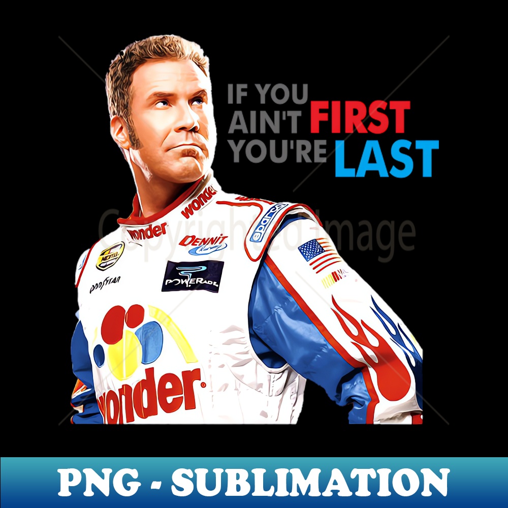 Vintage Ricky Bobby El Diablo - Elegant Sublimation PNG Down - Inspire ...