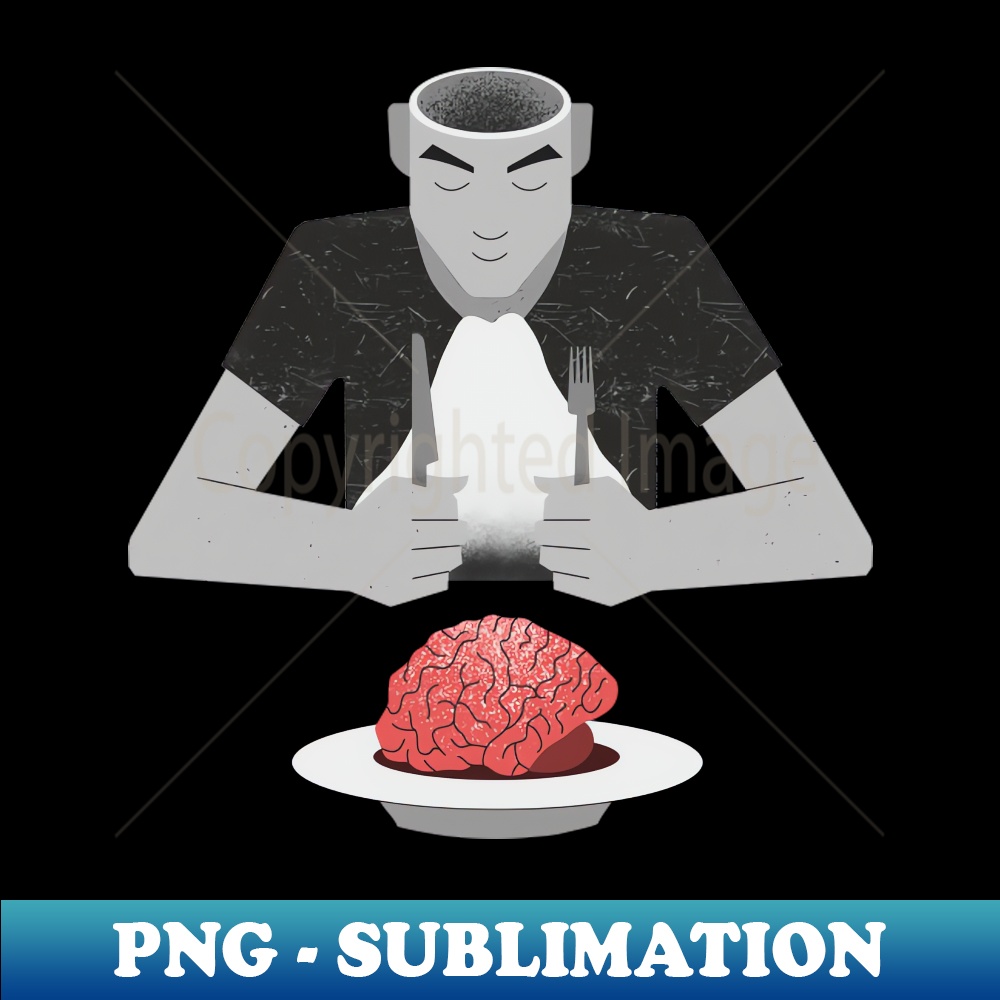 Eat Your Brain Out 2 - PNG Transparent Digital Download File - Inspire ...