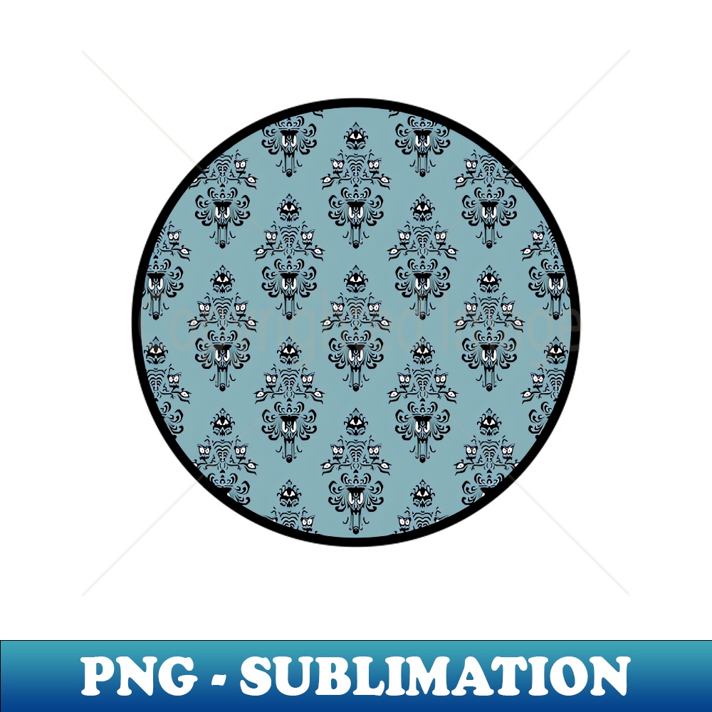 Haunted Mansion Wallpaper Light Blue Muted - PNG Transparent | Inspire ...