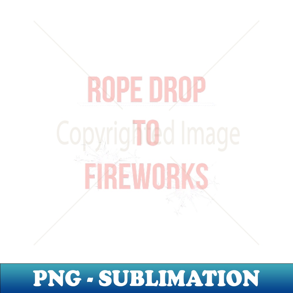 Rope Drop to Fireworks Millennial Pink - Premium Sublimation | Inspire ...