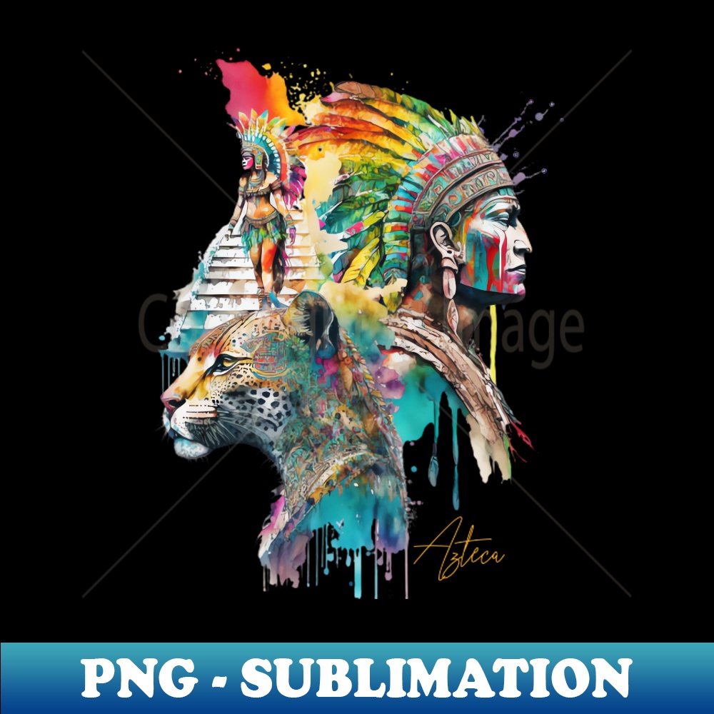 Aztec Temple - PNG Transparent Sublimation Design - Unlock V | Inspire ...