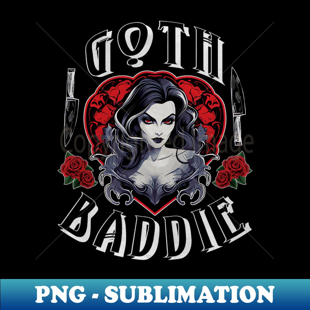 Goth Baddie - Vintage - Retro PNG Sublimation Digital Downlo | Inspire ...