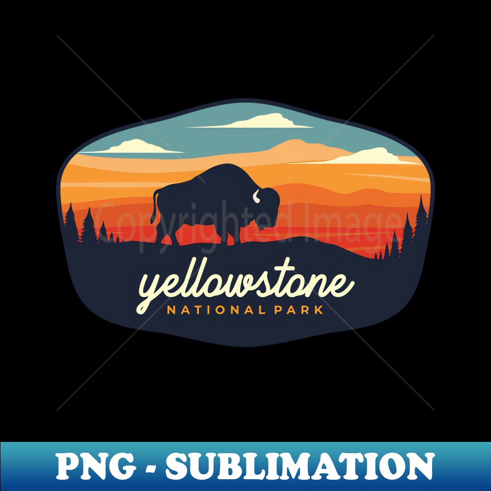 Yellowstone National Park - Digital Sublimation Download Fil | Inspire ...