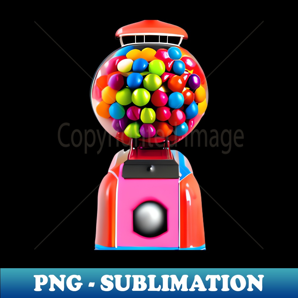 Gumball Machine - Digital Sublimation Download File - Unleas | Inspire ...