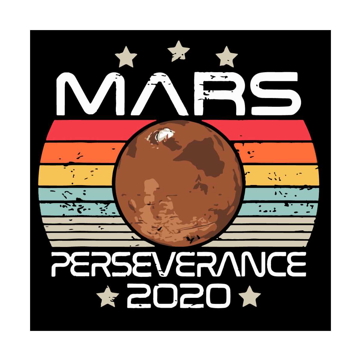Mars 2020 Perseverance Mars Landing Vintage Svg, Trending Sv | Inspire ...