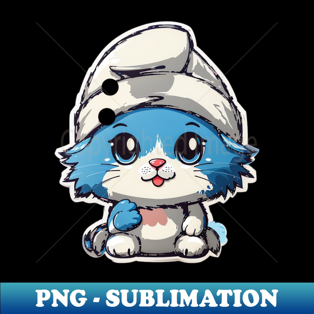 Blue Smurf Cat Meme - Signature Sublimation PNG File - Boost | Inspire ...