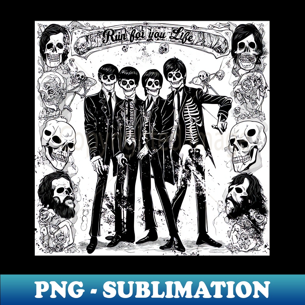 creepy halloween band - Retro PNG Sublimation Digital Downlo | Inspire ...