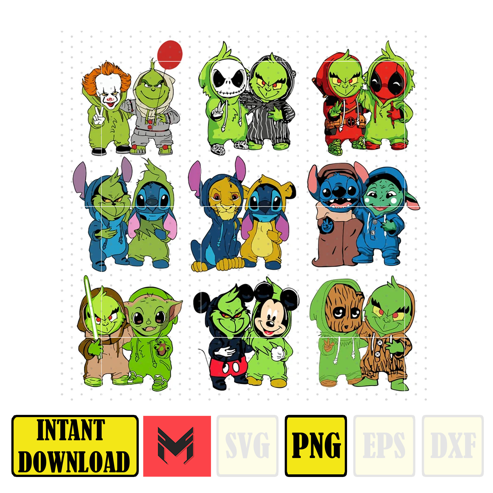 Stitch Grinch Christmas Png, Christmas And Co Shirt, Grinchm | Inspire ...