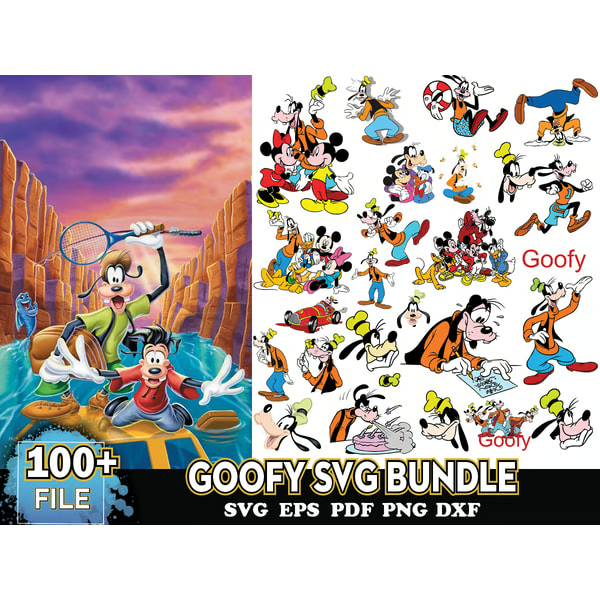 100 Mega Goofy SVG Bundle, Goofy PNG, Goofy Logo, Goofy Clip - Inspire ...