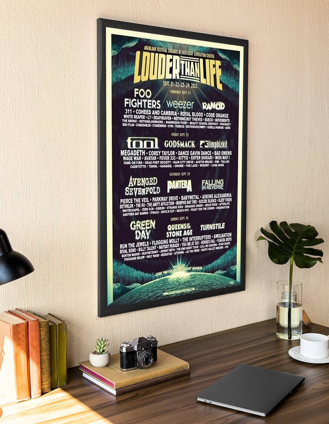 Louder Than Life Poster, 2023 Festival Poster, Louder Than L | Inspire ...
