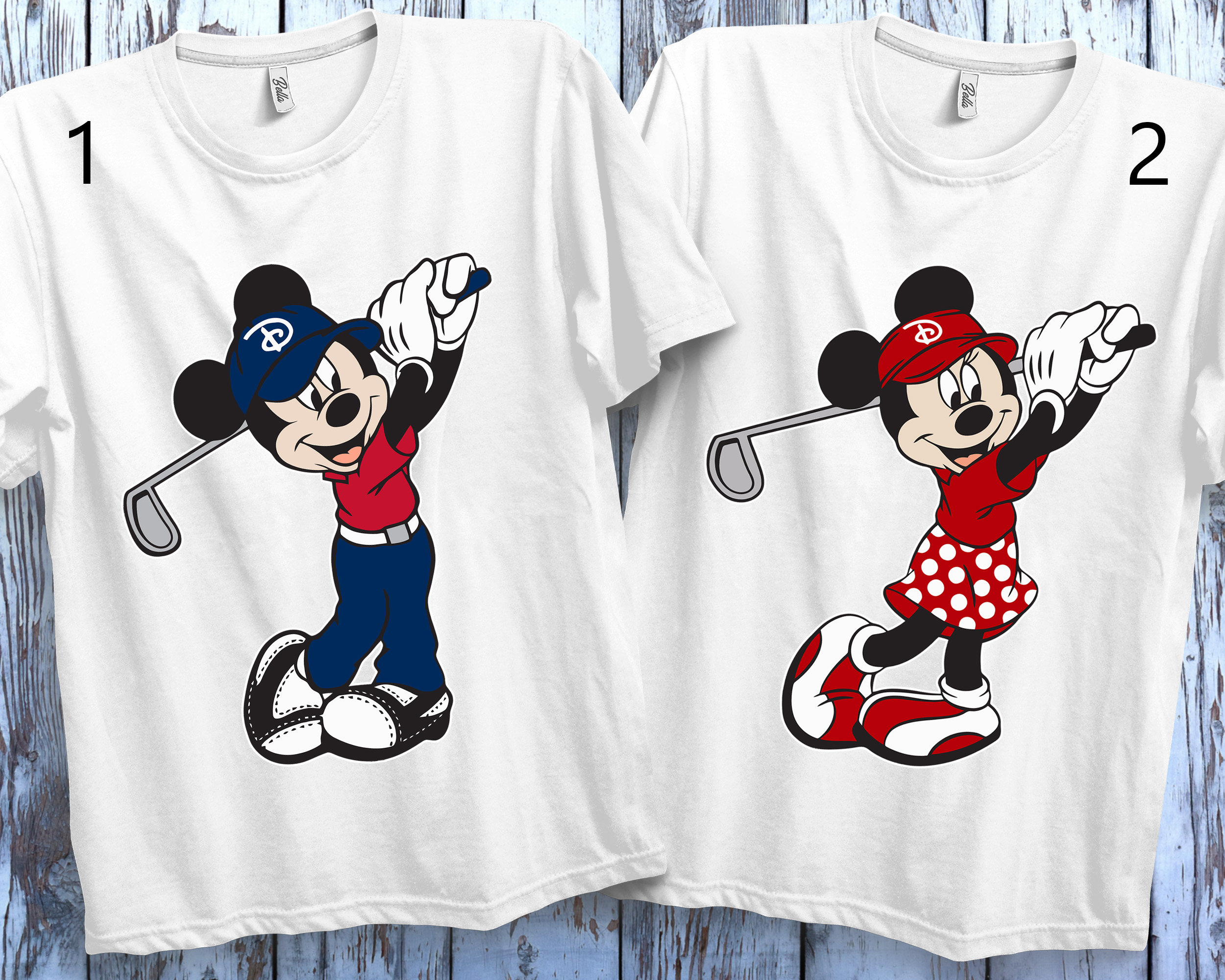 Disney Mickey Mouse Golf Funny Mickey Golfer, Disneyland Fam | Inspire ...