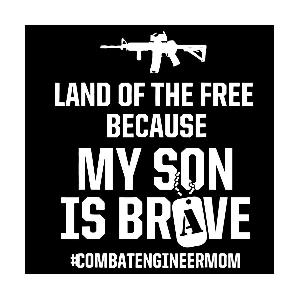Land Of The Free Because My Son Is Brave Svg, Trending Svg, | Inspire ...