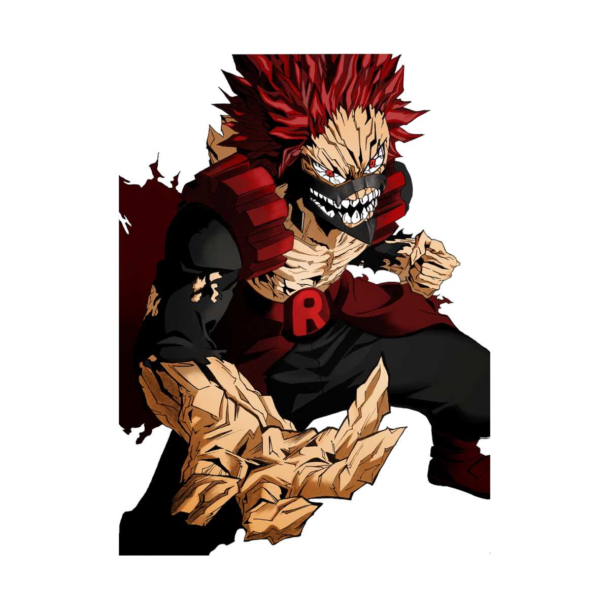 Kirishima The Unbreakable Red Riot Png, My Hero Academia, Ch | Inspire ...
