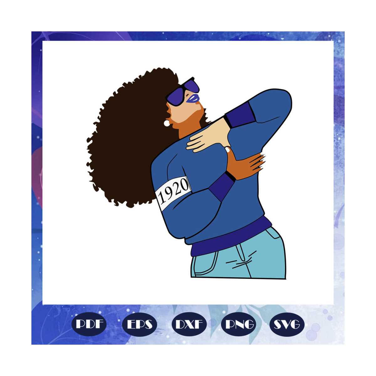 Black girl 1920, Zeta Phi Beta svg, Zeta svg, 1920 zeta phi - Inspire ...