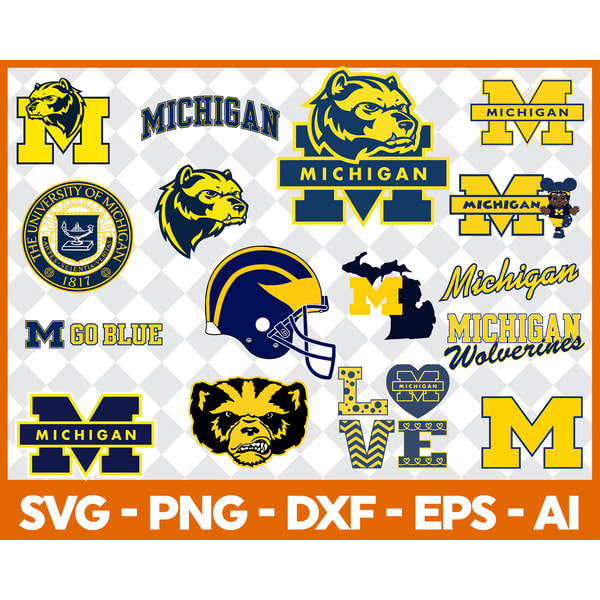 Michigan Wolverines logo, Michigan Wolverines svg, Michigan | Inspire ...