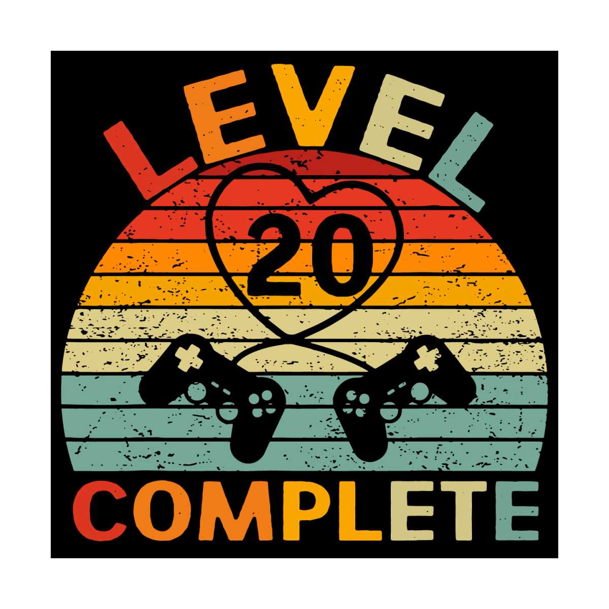 Level 20 Complete Gamers Couple 20th Anniversary Svg, Trendi | Inspire ...