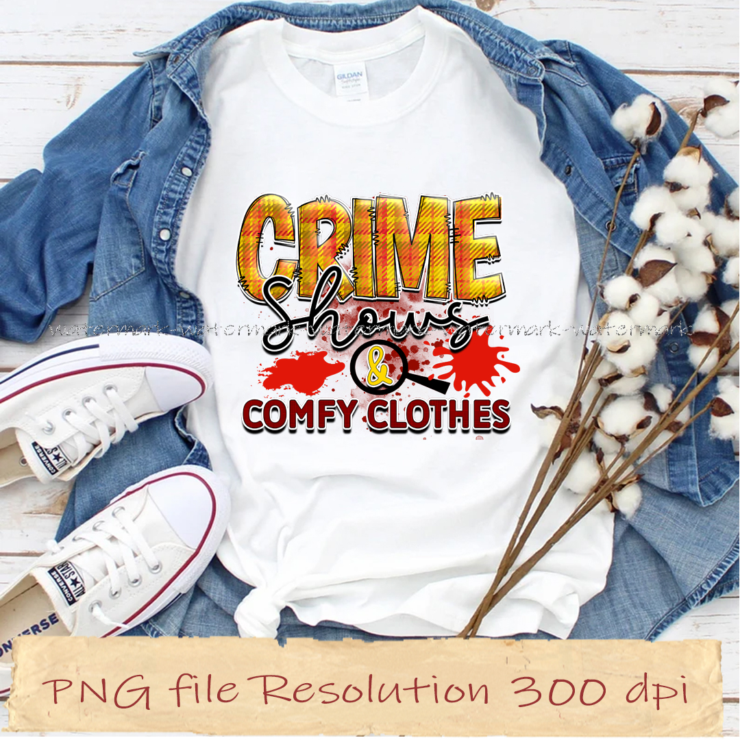 Crime shows & comfy clothes True Crime Sublimation bundle, I | Inspire ...