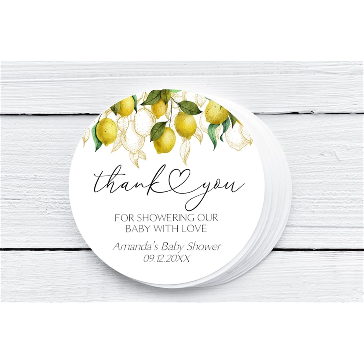 EDITABLE Lemon Thank You Tags Lemon Favor Tag Lemon Gift Tag - Inspire ...