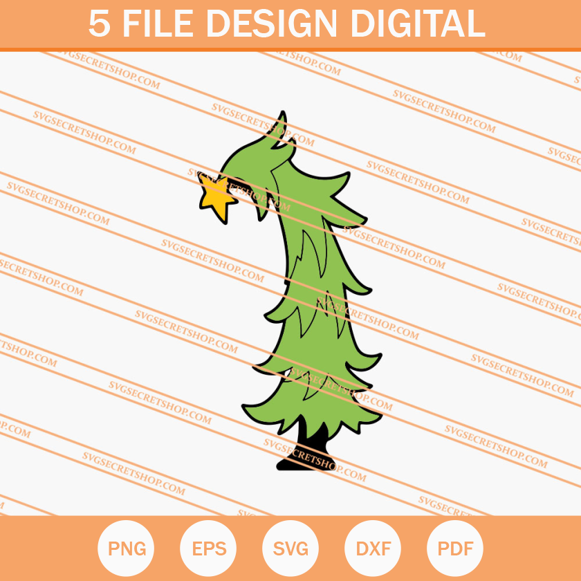 Curved Christmas Tree SVG, Christmas SVG, Christmas Tree SVG | Inspire ...