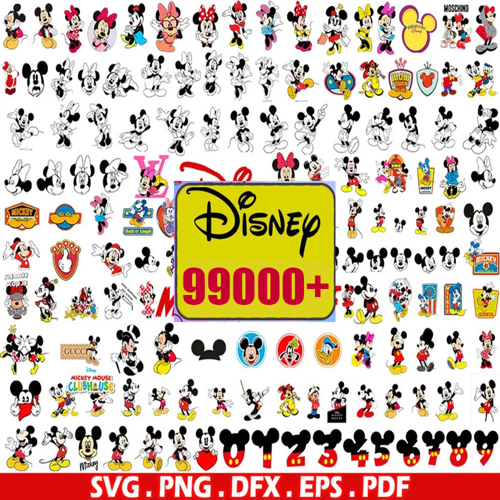 99000 The Ultimate Disney Bundle svg, Fun Disney bundle, Dis | Inspire ...