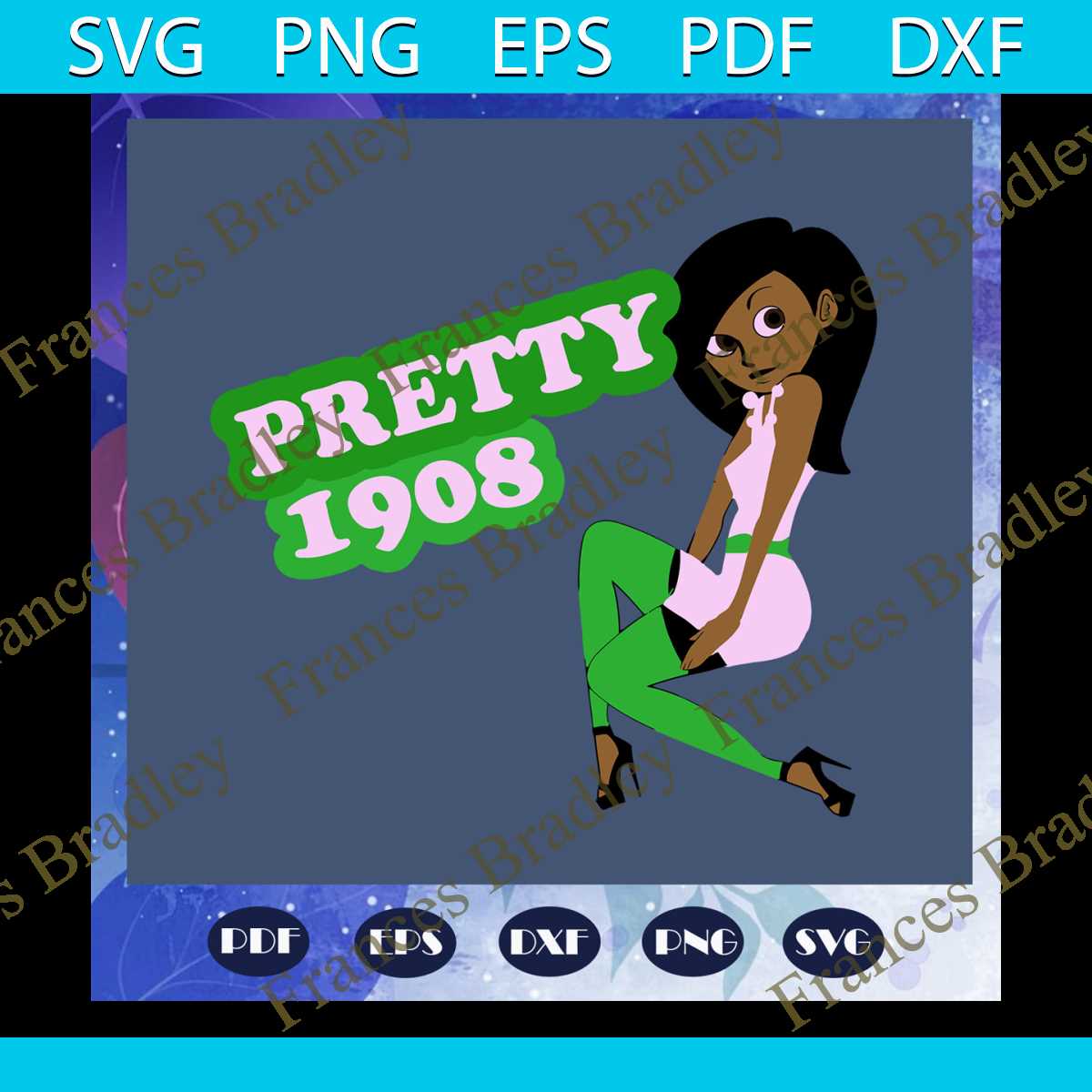 Pretty girl 1908, aka sorority gift, aka sorority svg, Aka s | Inspire ...