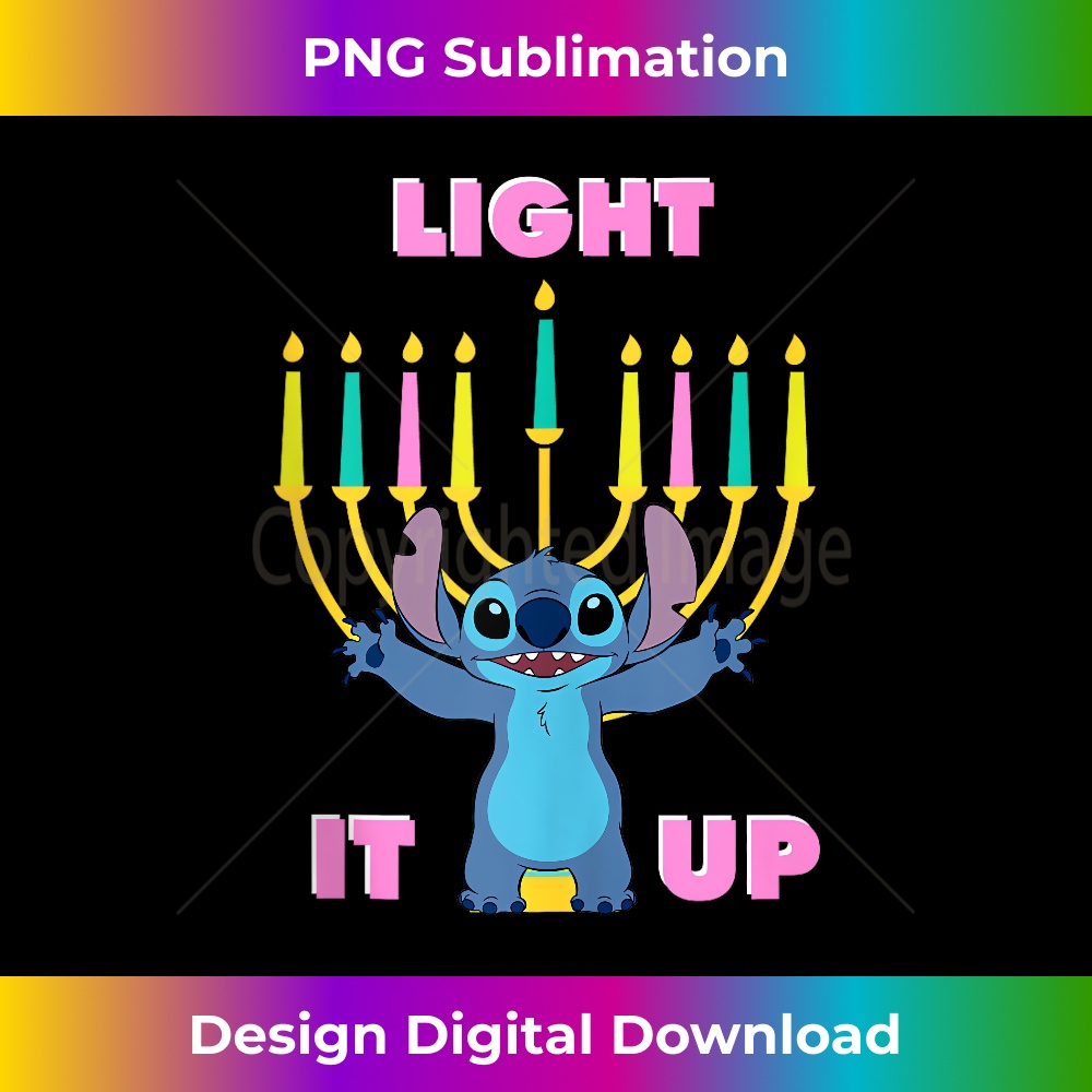 Disney Lilo & Stitch Hanukkah Stitch Light It Up Menorah Tan | Inspire ...