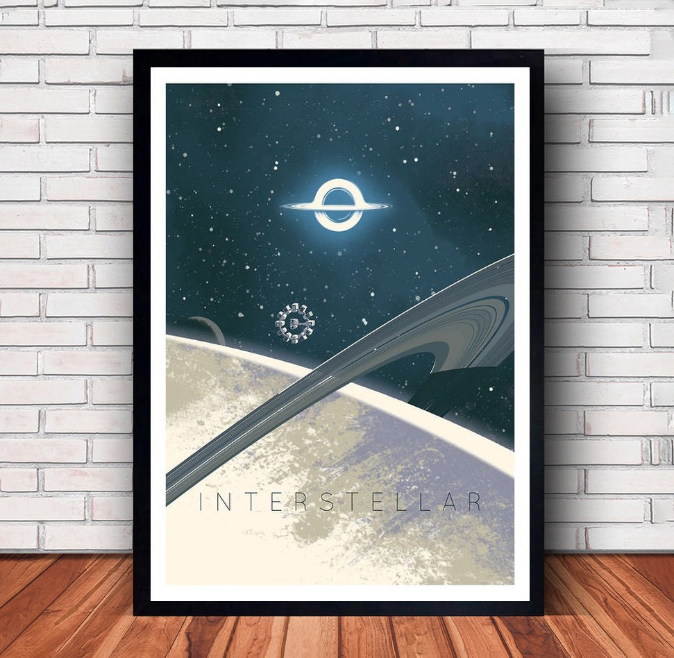 Interstellar Movie Poster Canvas Wall Art Family Decor, Home | Inspire ...