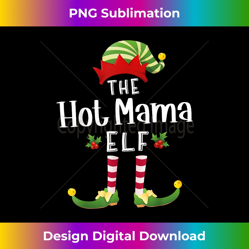 Hot Mama Christmas Elf Matching Pajama X-Mas P - Classic Sub | Inspire ...