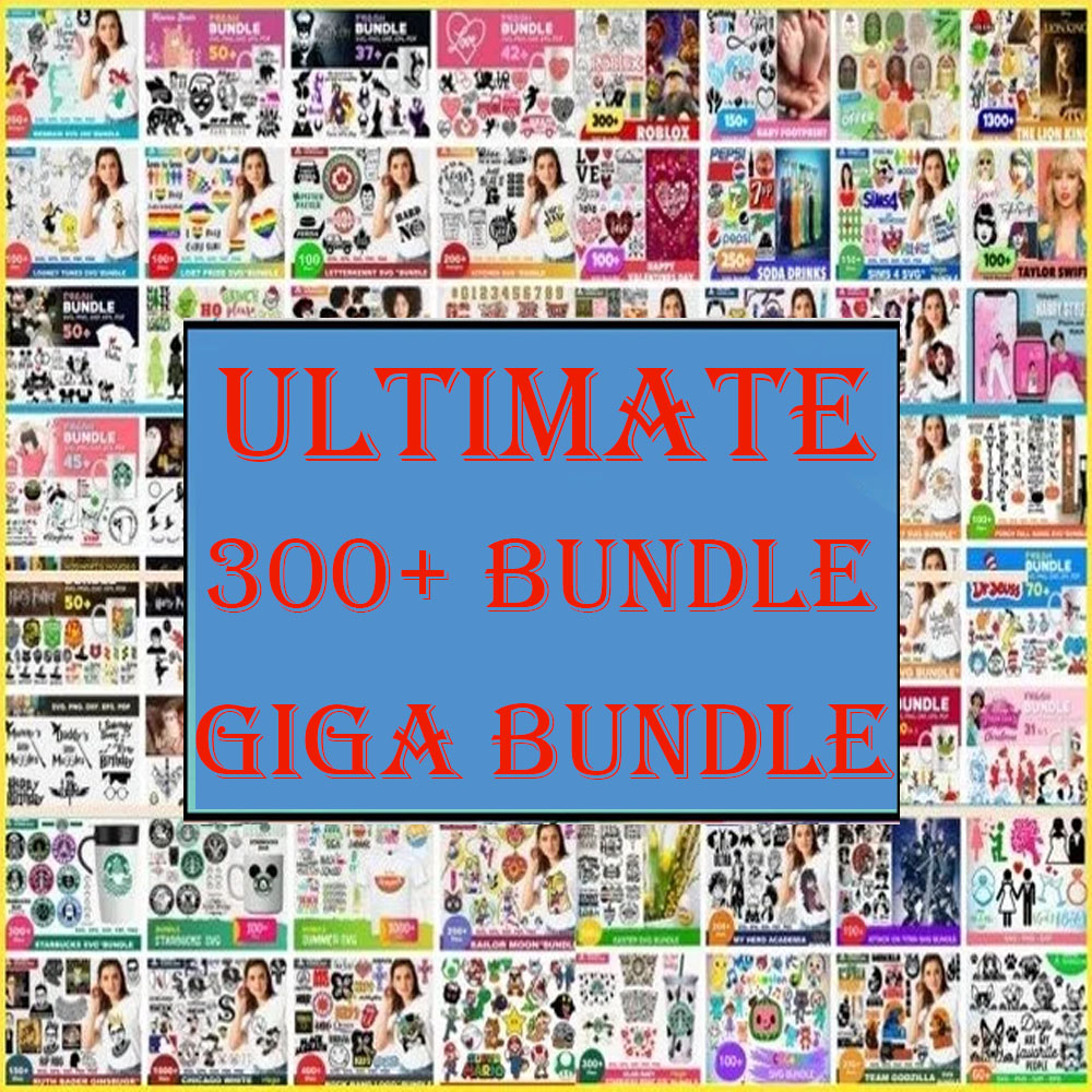 The Ultimate Giga Bundle svg, Mega bundle svg, 300,000 uniqu | Inspire Uplift
