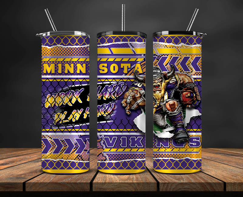Minnesota Vikings Tumbler, Vikings Logo, NFL, NFL Teams, NFL | Inspire ...