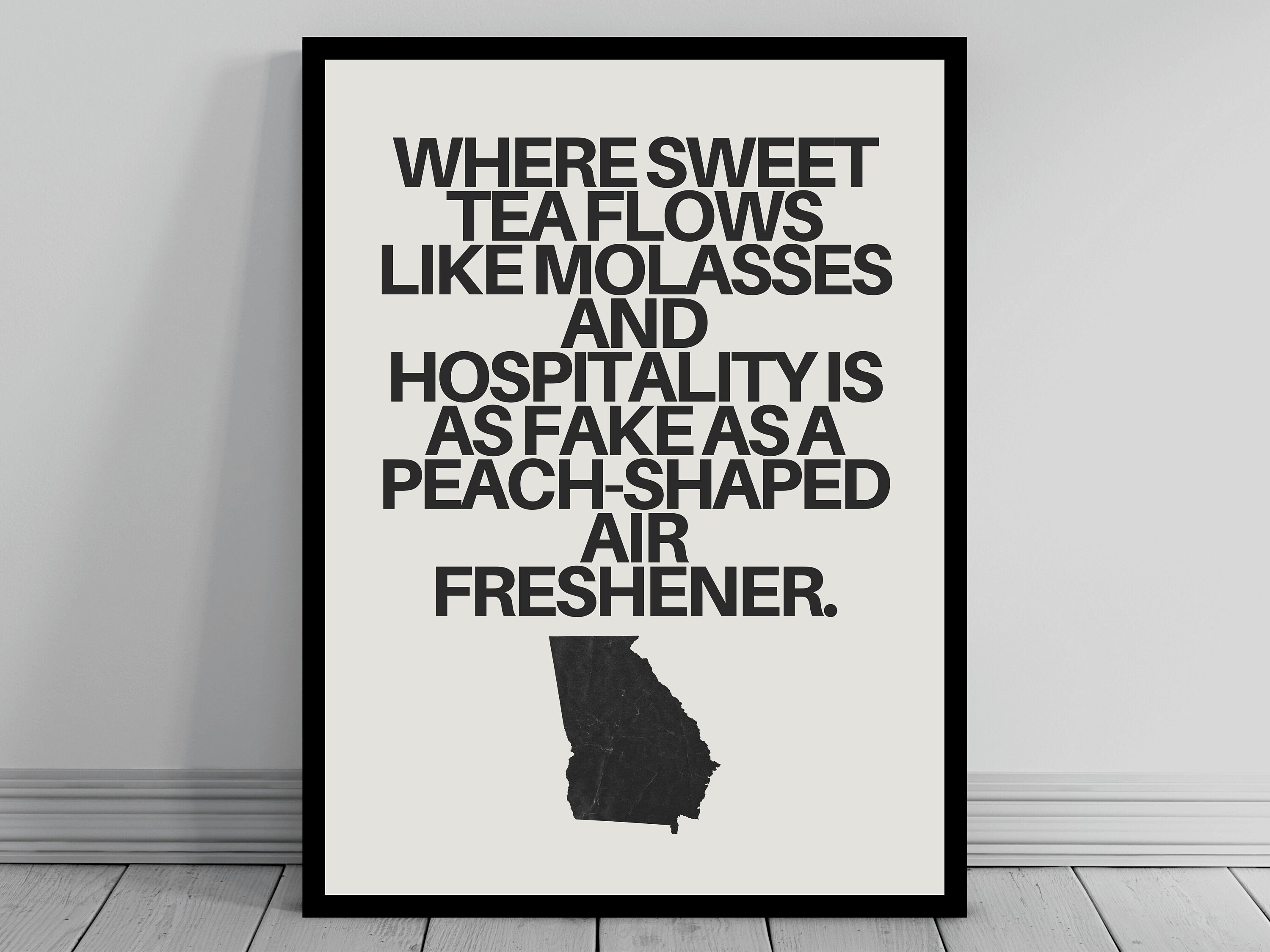 Hilarious Georgia Meme Print Georgia Poster Minimalist Sta | Inspire Uplift