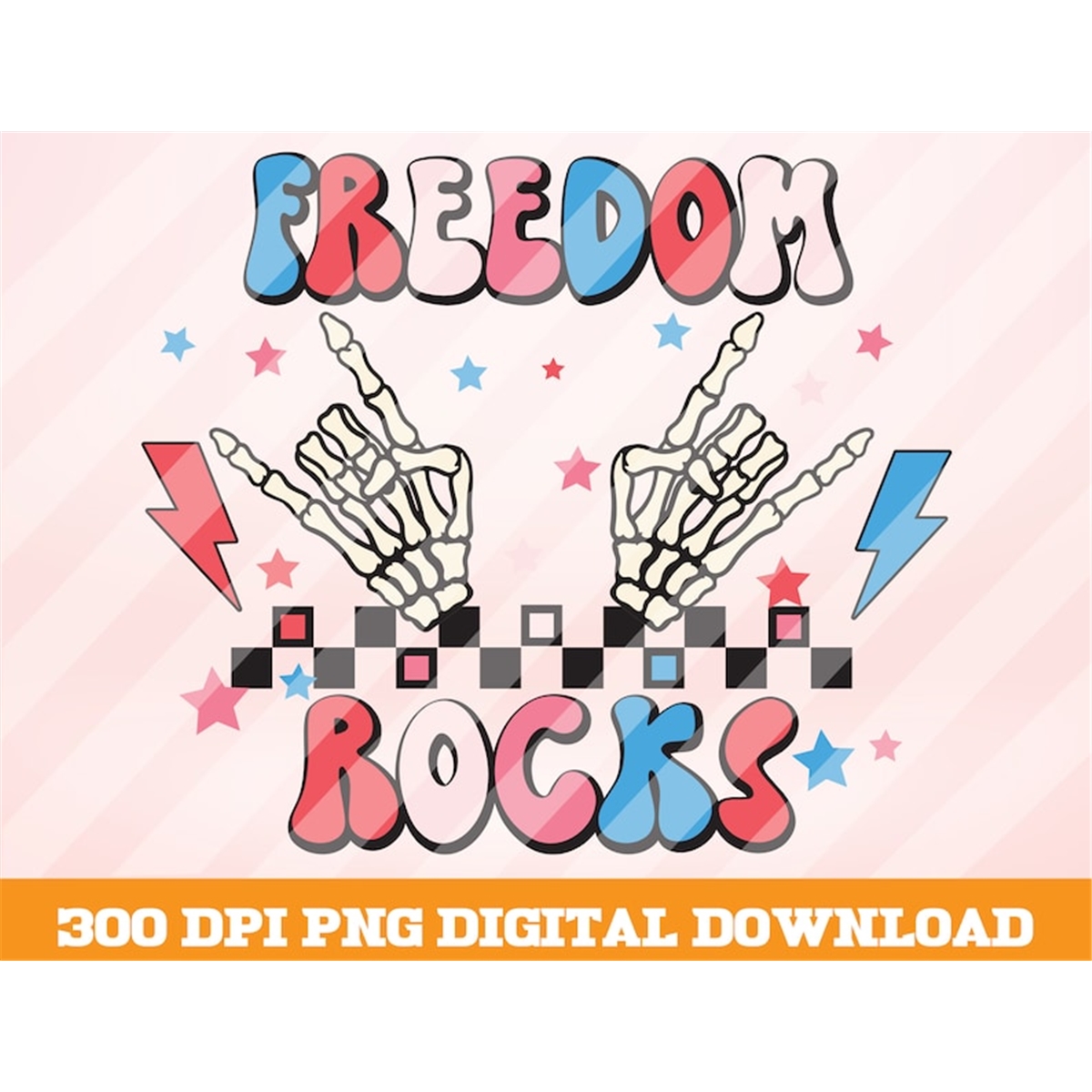 Freedom Rocks Png, Rocker Skeleton png, America designs , 4t - Inspire ...
