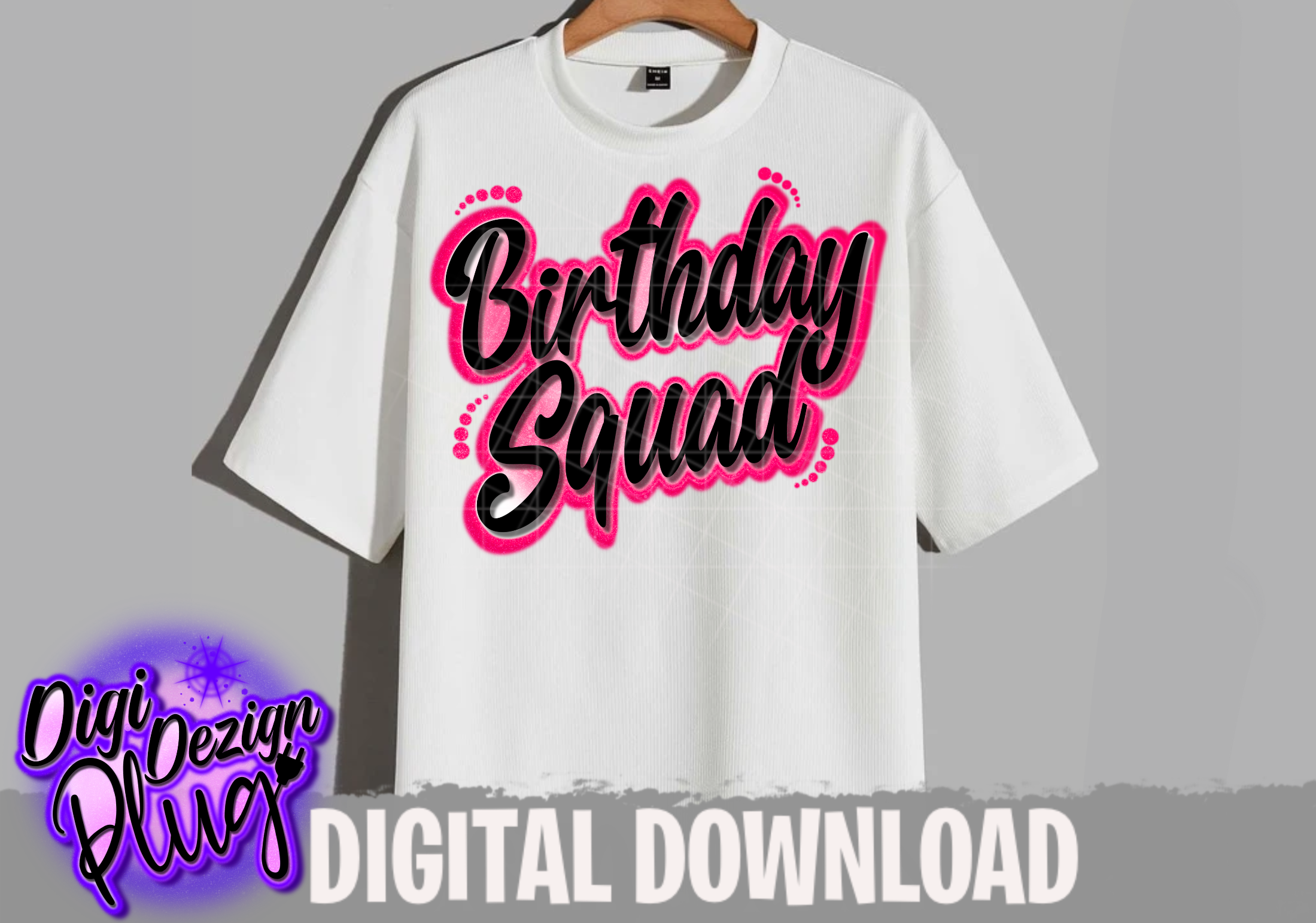 Birthday Squad Png- Birthday Squad Digital Download - Inspire Uplift