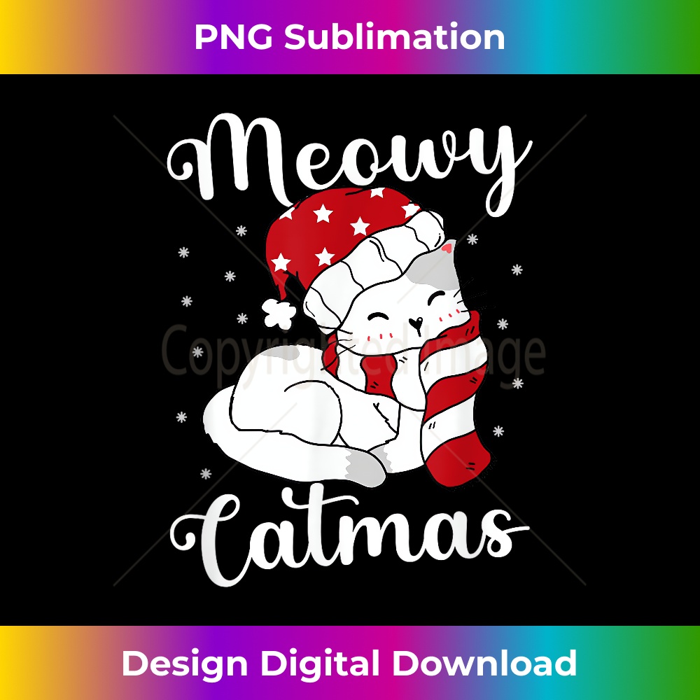 Meowy Catmas Christmas Holiday Season Cat L - Sublimation-Op | Inspire ...
