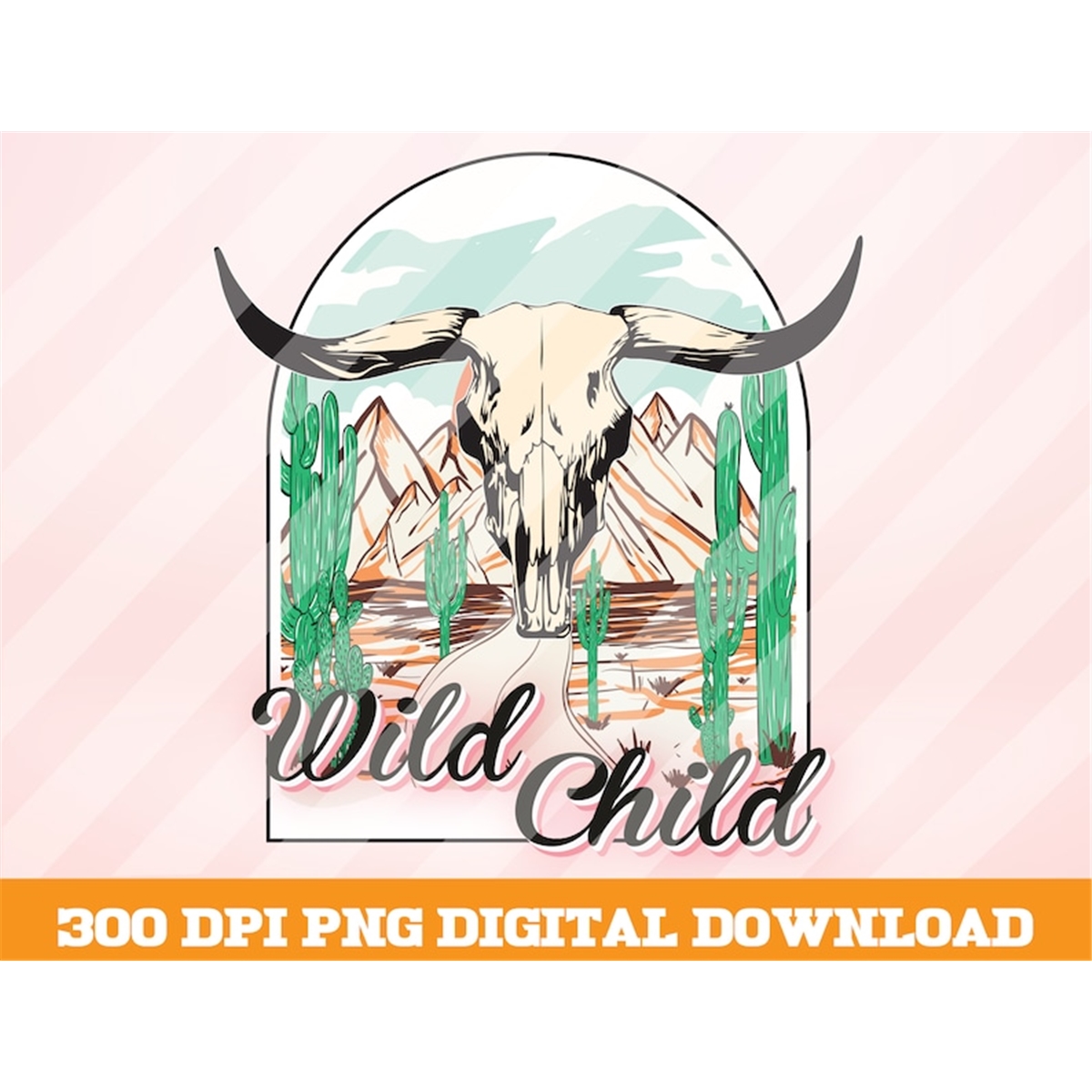 Wild Child PNG, Western PNG, Desert Cactus Png, Desert PNG, - Inspire ...