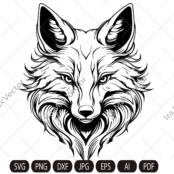 Fox svg /FOX Face svg / Fox Head svg / Fox Mascot svg / Fox - Inspire ...