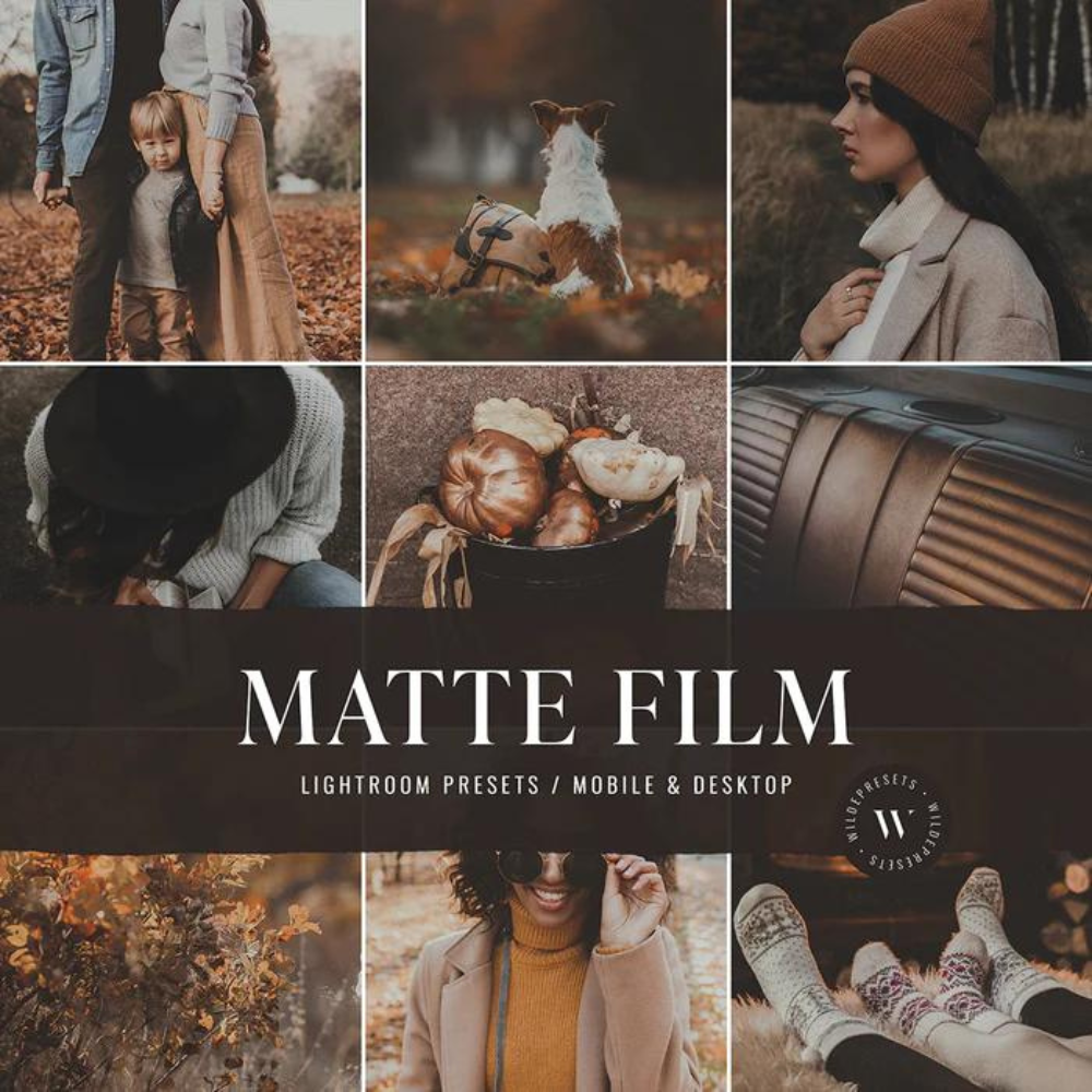 The Matte Film Preset Collection - Mobile & Desktop Lightroo - Inspire ...