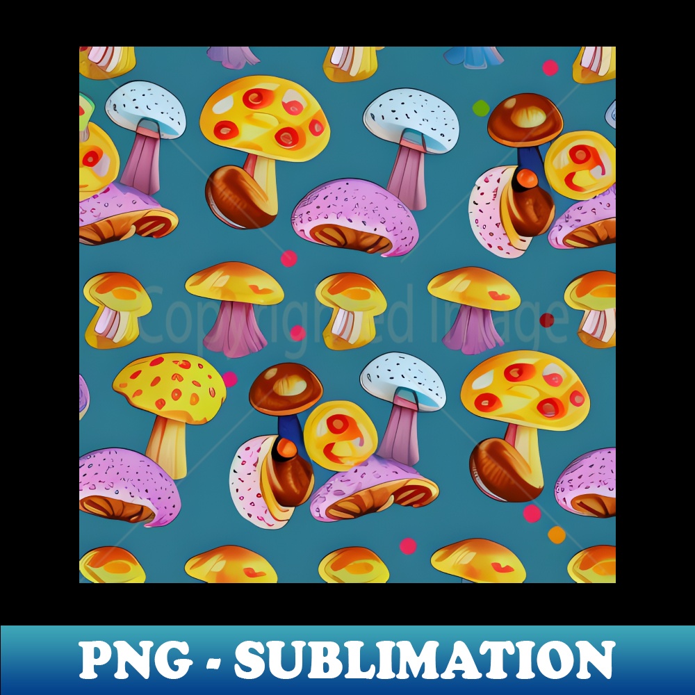 Mushroom Pattern Cute Cottagecore Aesthetic Mycology Fungi - - Inspire ...