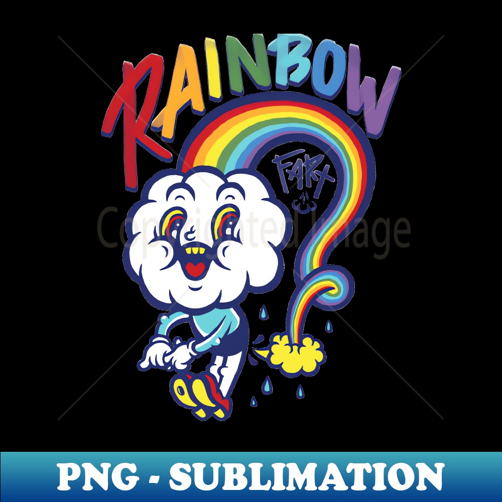 Rainbow fart - Signature Sublimation PNG File - Unleash Your - Inspire ...